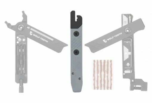 Multi-Outil Wolf Tooth 8-Bit Tire Lever + Rim Dent Remover (2 Fonctions) Noir - haute qualité ...